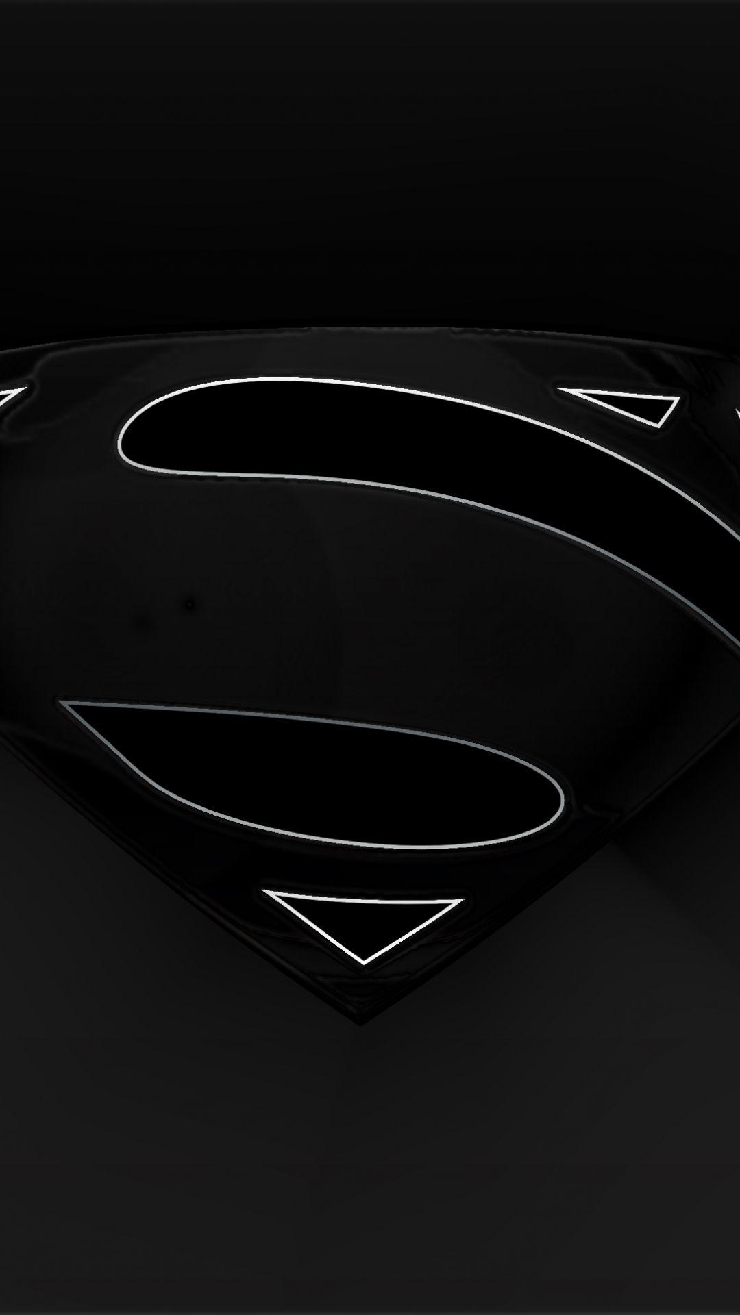 Black Superman Logo Wallpapers - Top Free Black Superman Logo ...