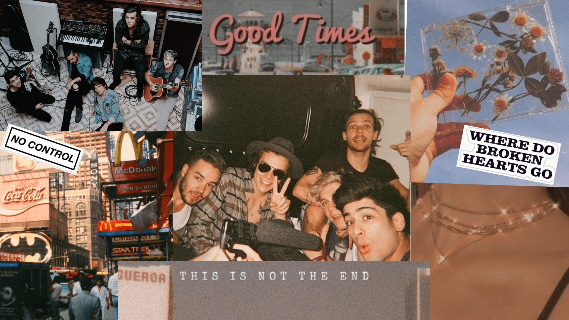 One Direction Aesthetic Computer Wallpapers - Top Free One Direction ...