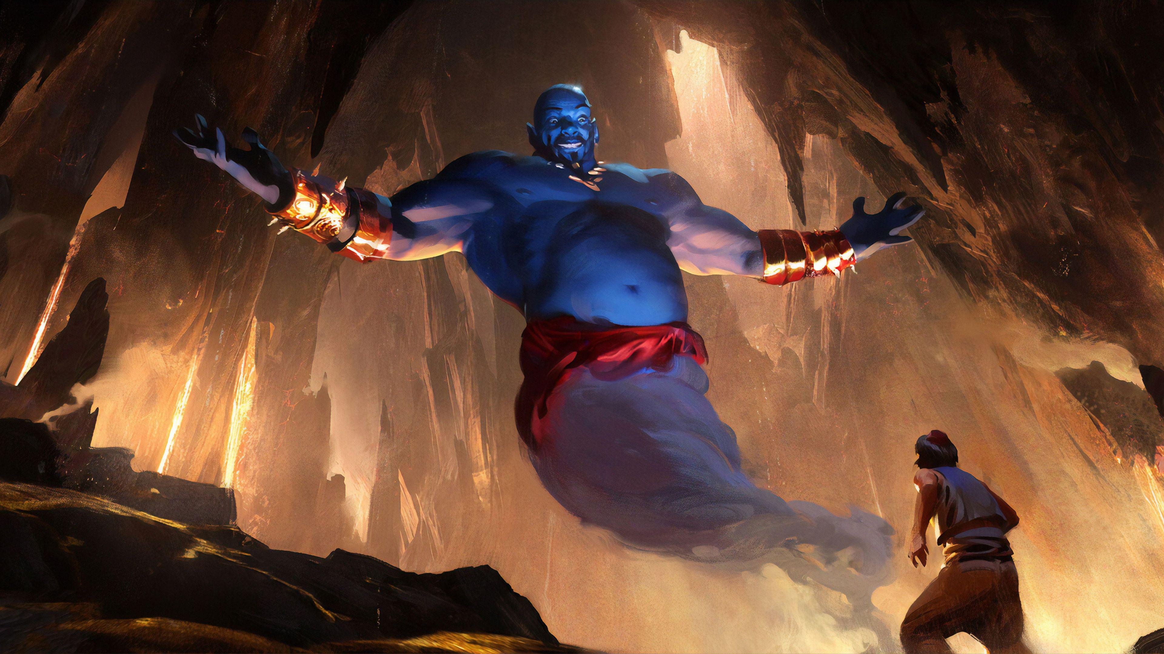 Aladdin Genie Wallpapers - Top Free Aladdin Genie Backgrounds ...