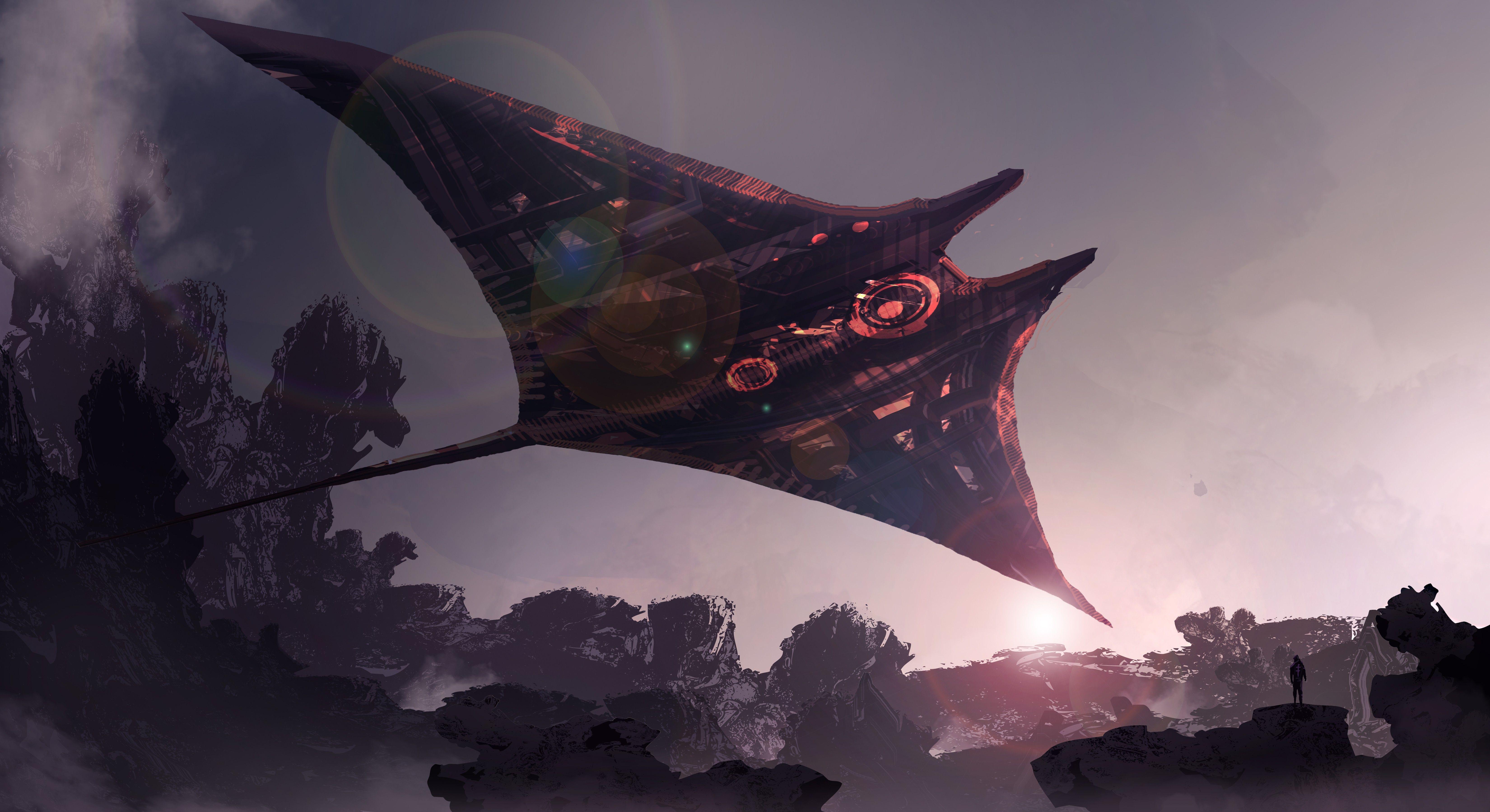 Futuristic Spaceship Wallpapers - Top Free Futuristic Spaceship ...