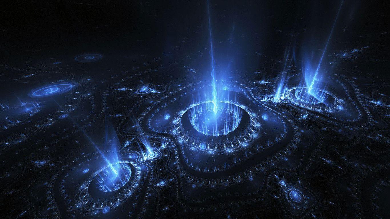 Blue Fractal Wallpapers - Top Free Blue Fractal Backgrounds - WallpaperAccess