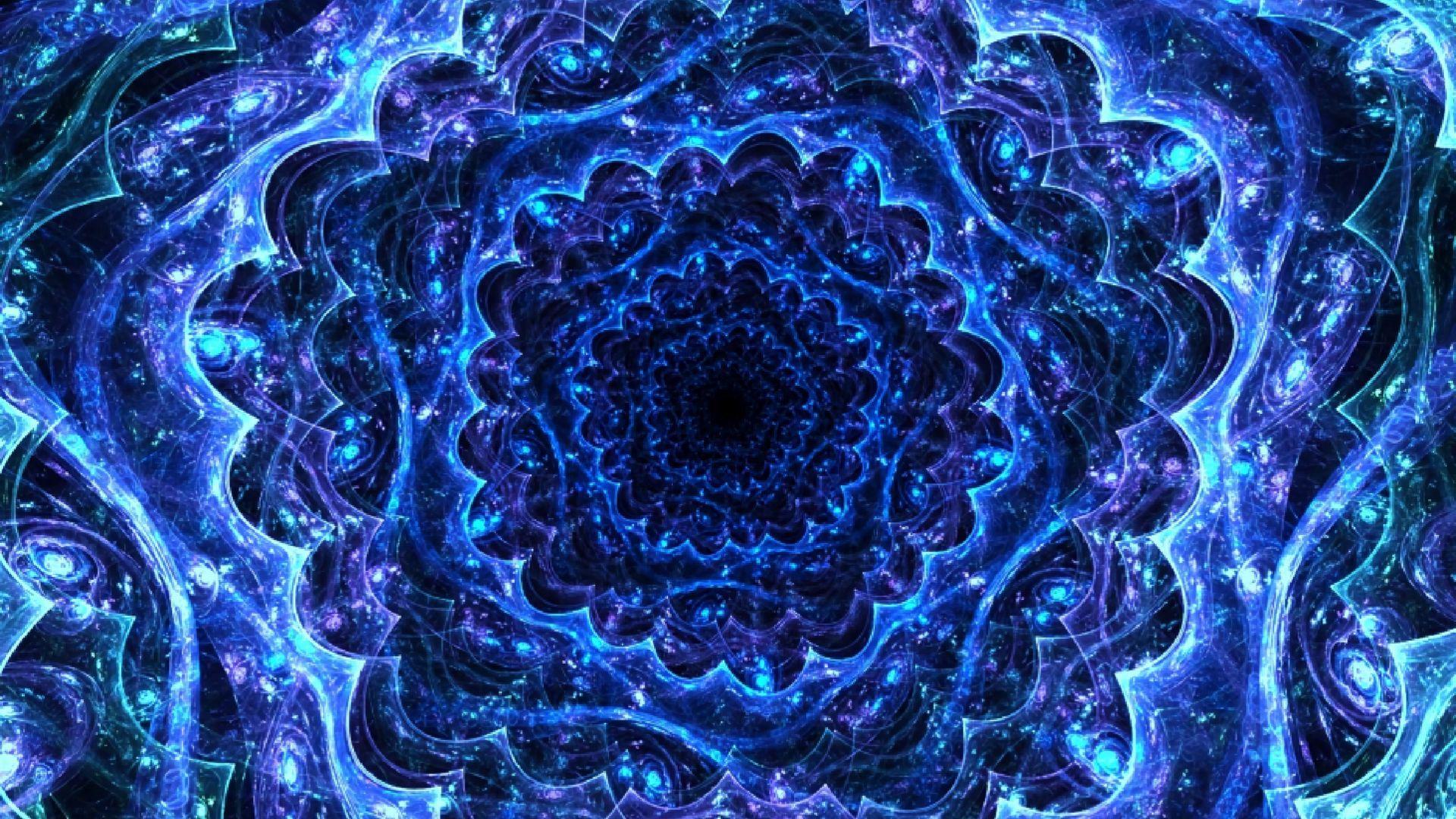 Blue Fractal Wallpapers - Top Free Blue Fractal Backgrounds - WallpaperAccess