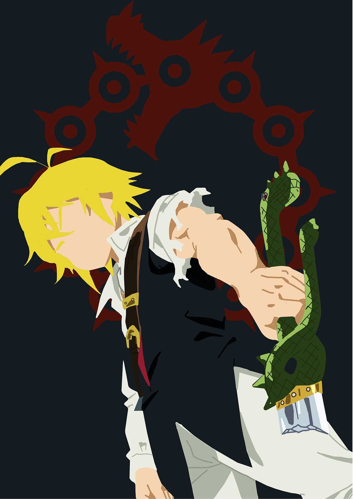 Seven Deadly Sins Meliodas Wallpapers - Top Free Seven Deadly Sins ...