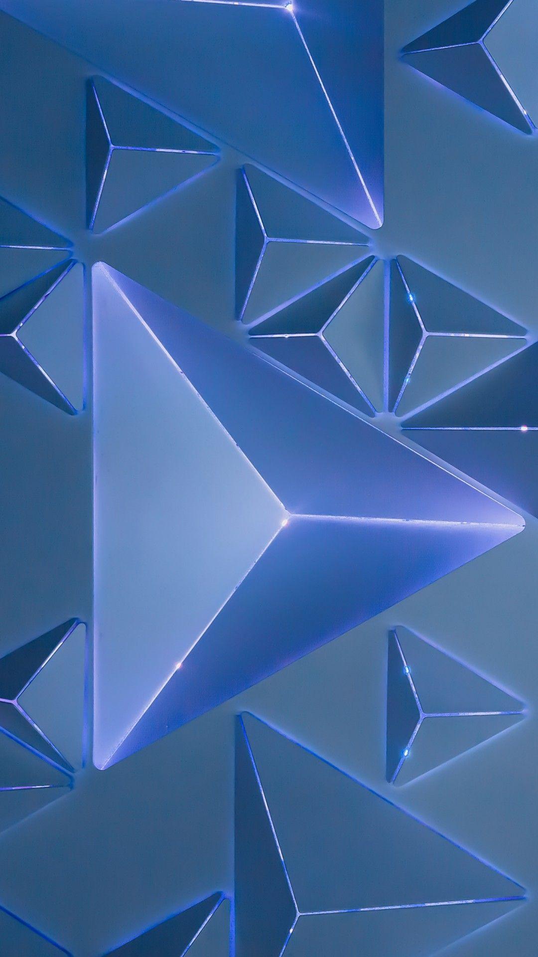 4K Blue Geometric Wallpapers - Top Free 4K Blue Geometric Backgrounds ...