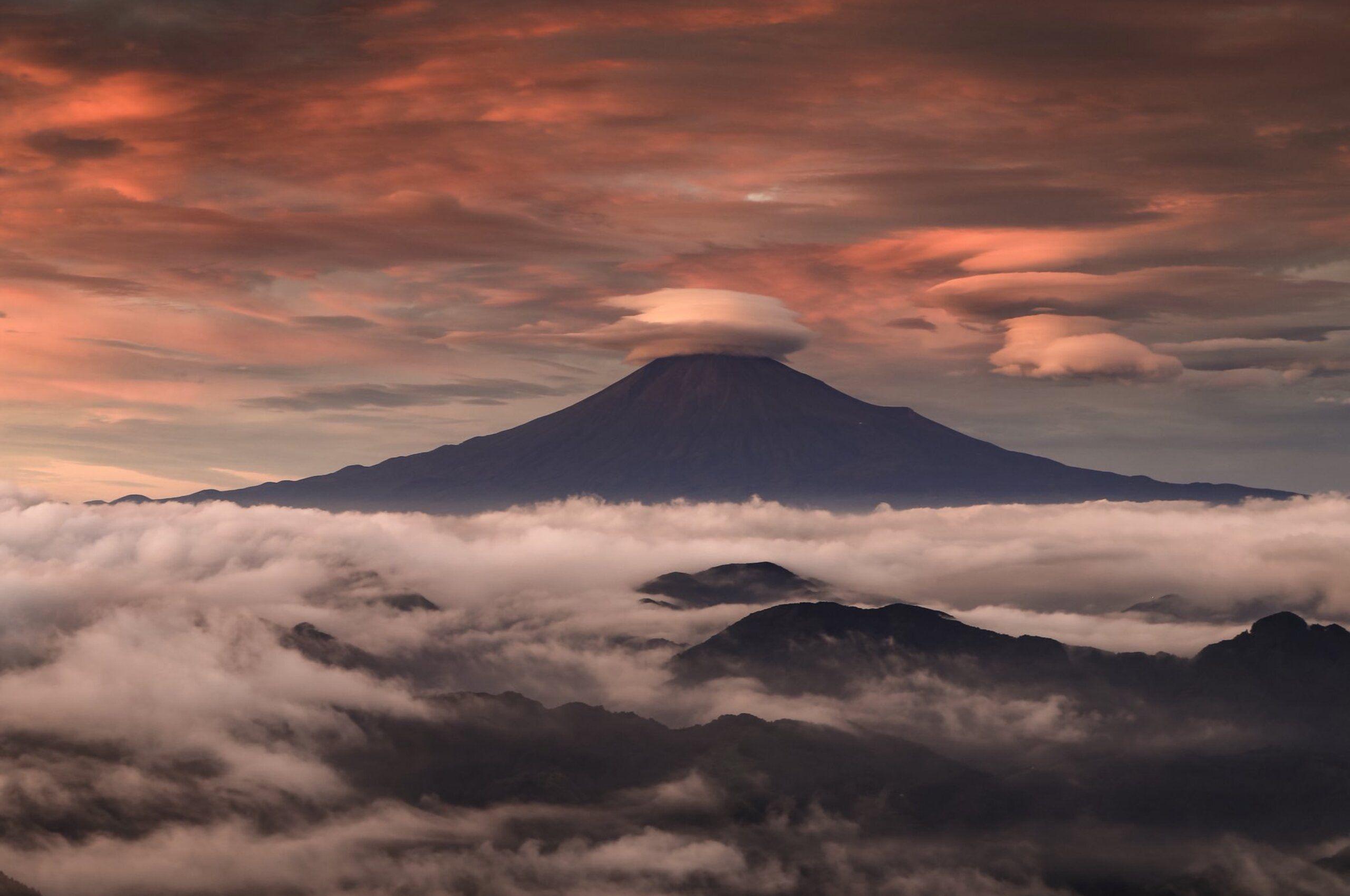 Mount Fuji Cloud Wallpapers - Top Free Mount Fuji Cloud Backgrounds ...