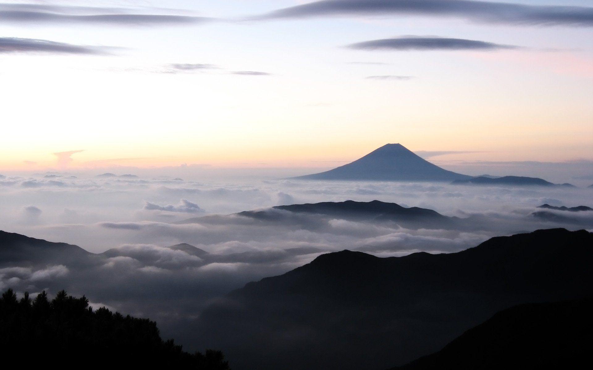 Mount Fuji Cloud Wallpapers - Top Free Mount Fuji Cloud Backgrounds ...