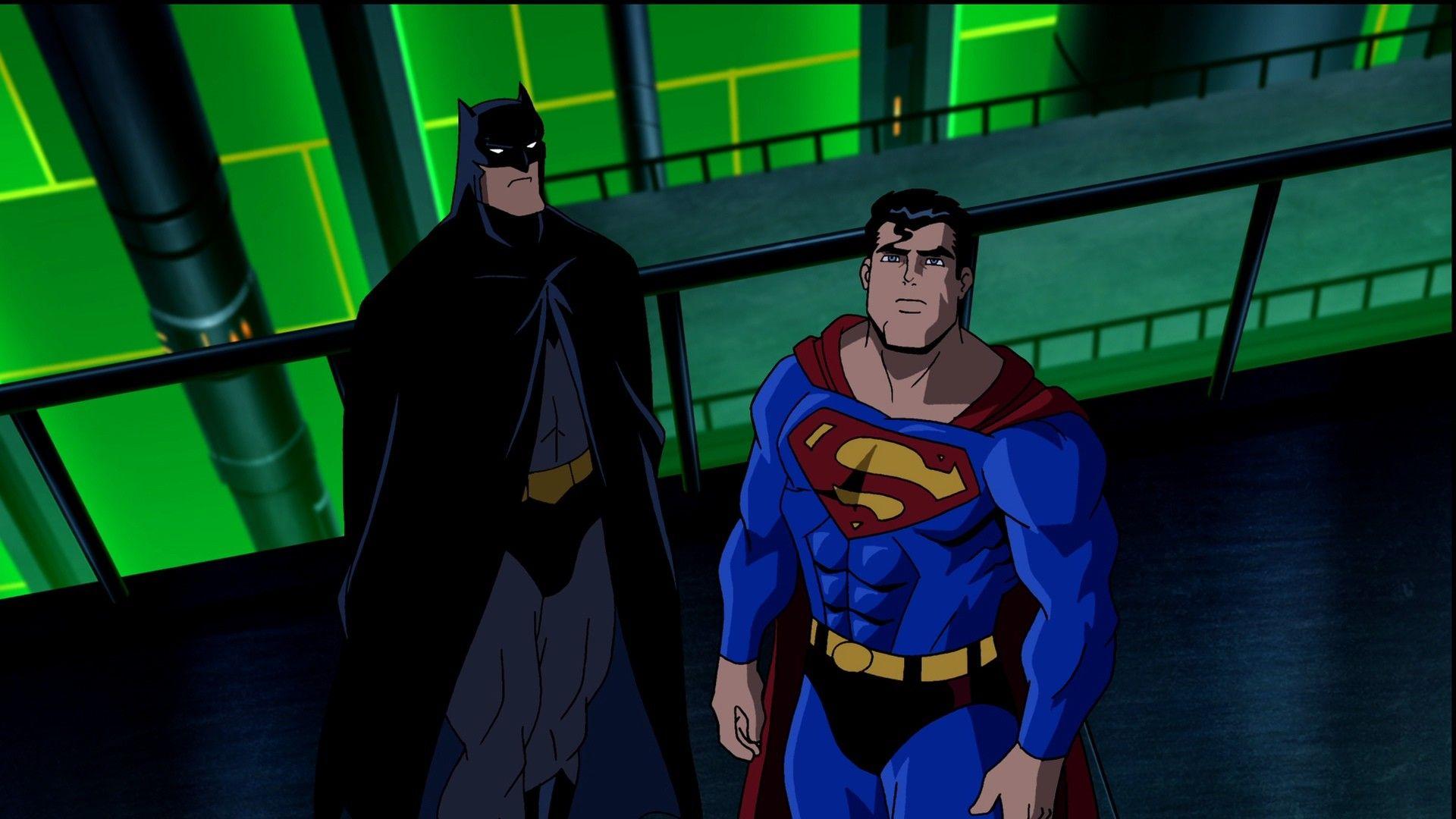Batman and Superman Cartoon Wallpapers - Top Free Batman and Superman ...