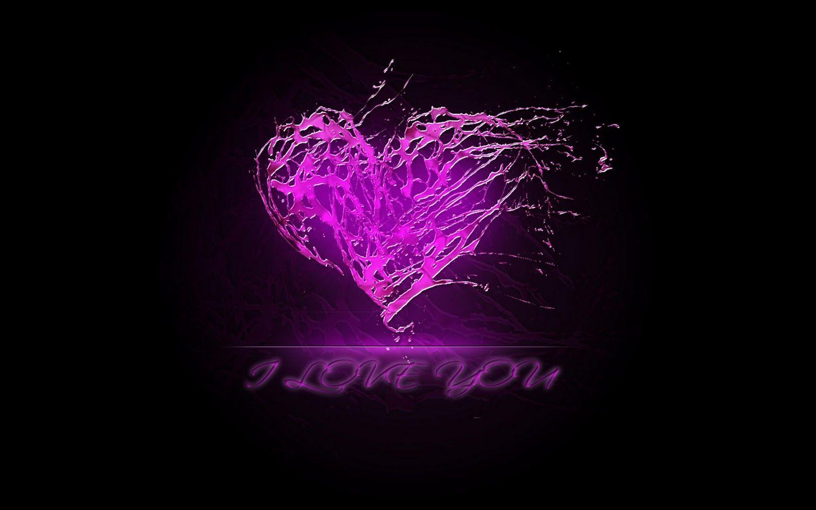 Red and Purple Heart Wallpapers - Top Free Red and Purple Heart ...