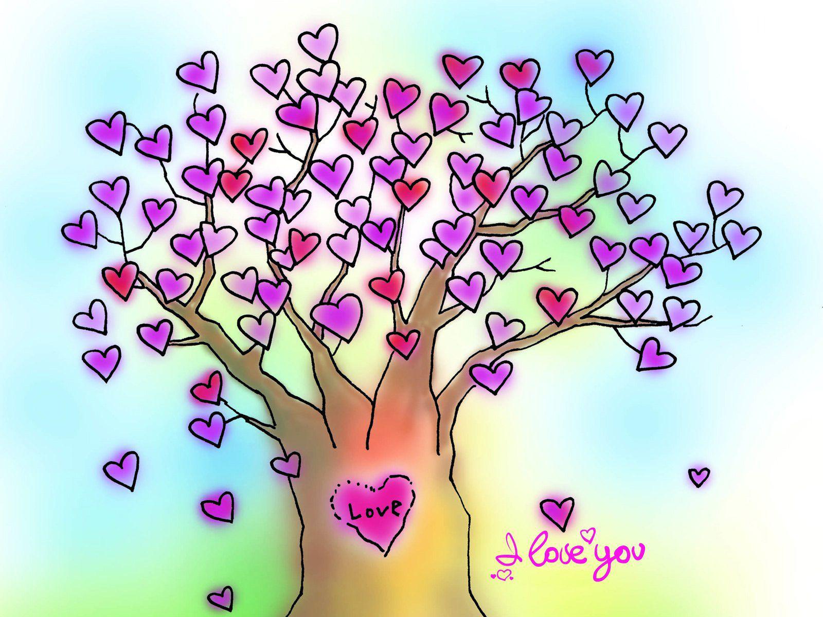 Love Tree Wallpapers - Top Free Love Tree Backgrounds - WallpaperAccess