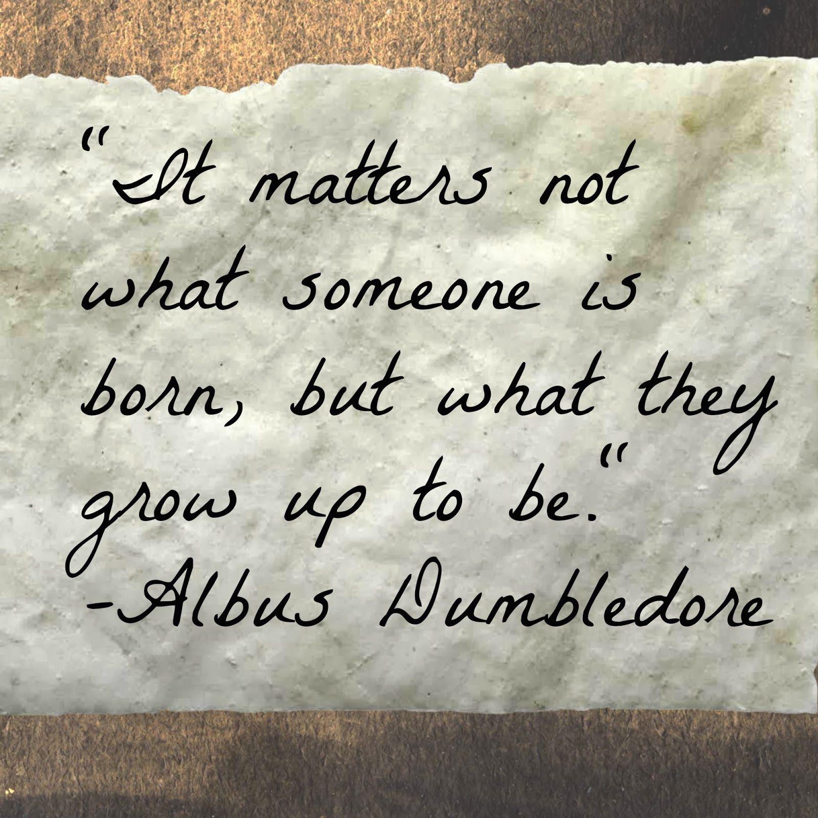 Albus Dumbledore Quotes Wallpaper