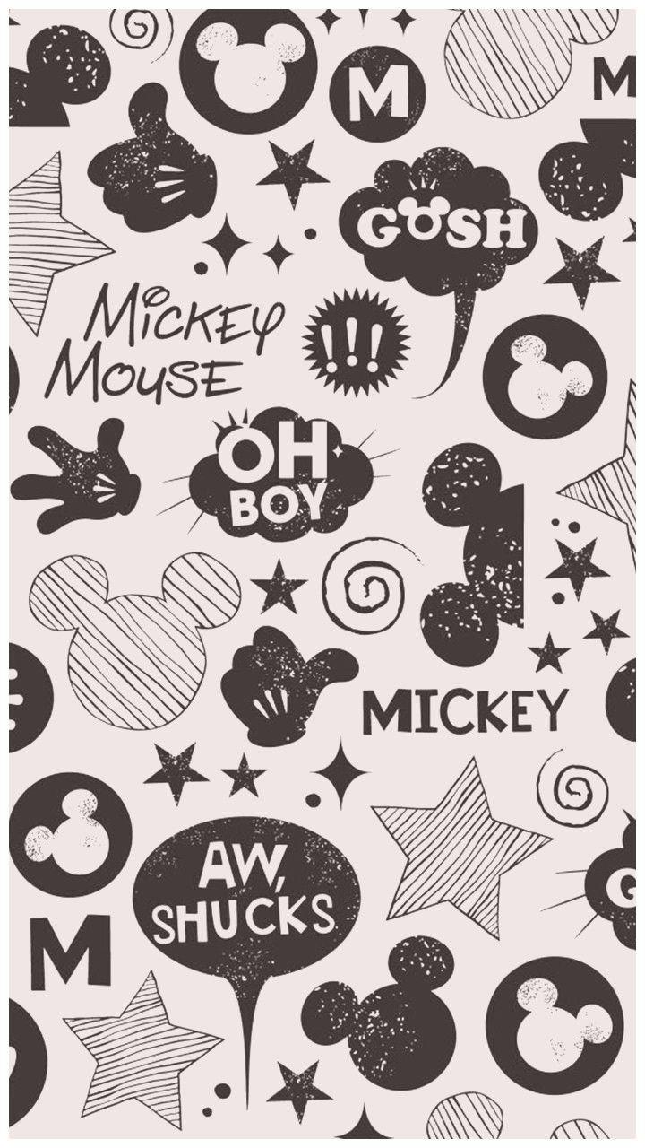 Mickey Pattern Wallpapers - Top Free Mickey Pattern Backgrounds ...