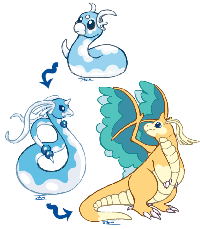 Dratini Dragonair Dragonite Wallpapers - Top Free Dratini Dragonair ...
