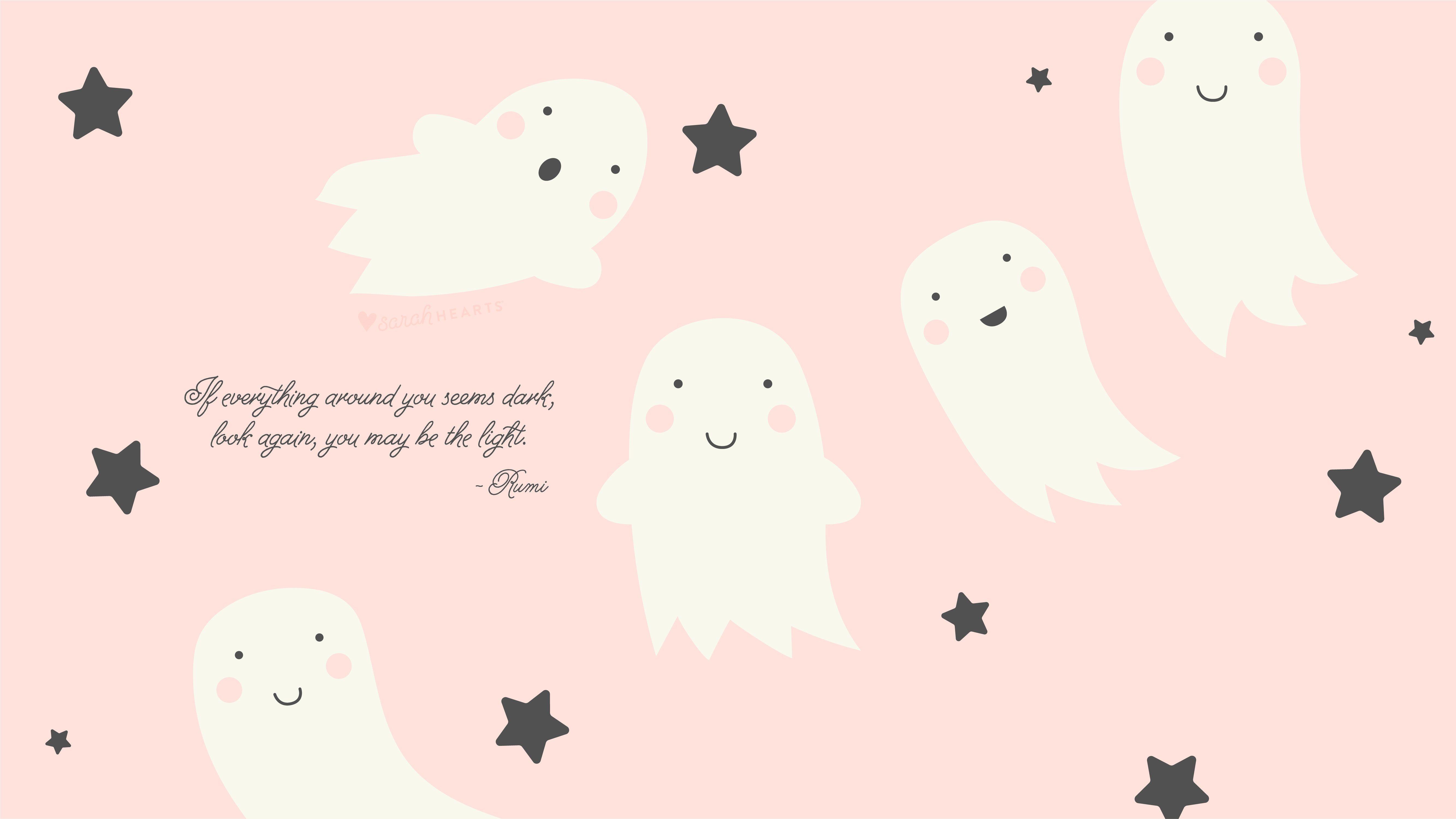 Pink Ghost Wallpapers - Top Free Pink Ghost Backgrounds - WallpaperAccess