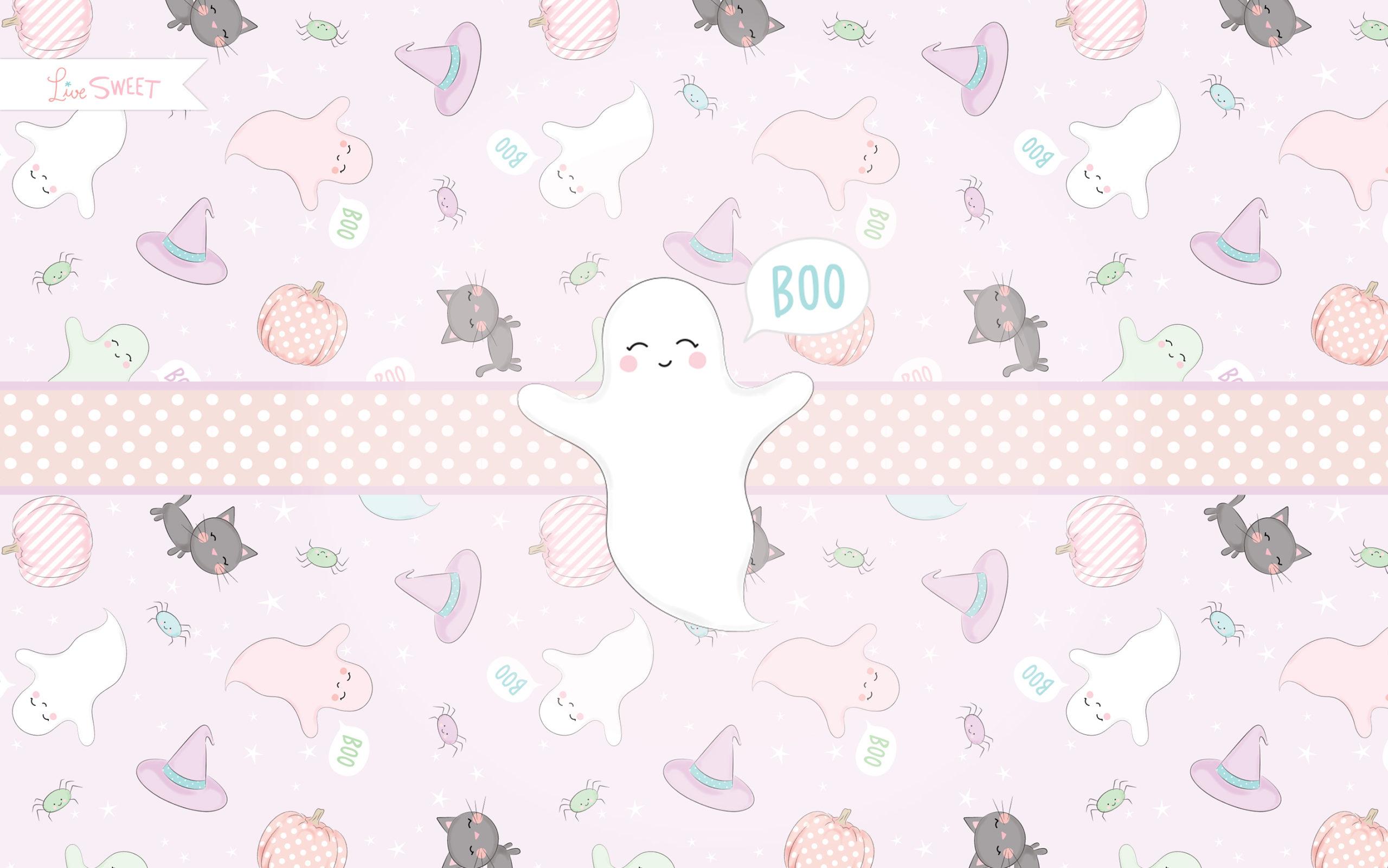 Pink Ghost Wallpapers - Top Free Pink Ghost Backgrounds - WallpaperAccess