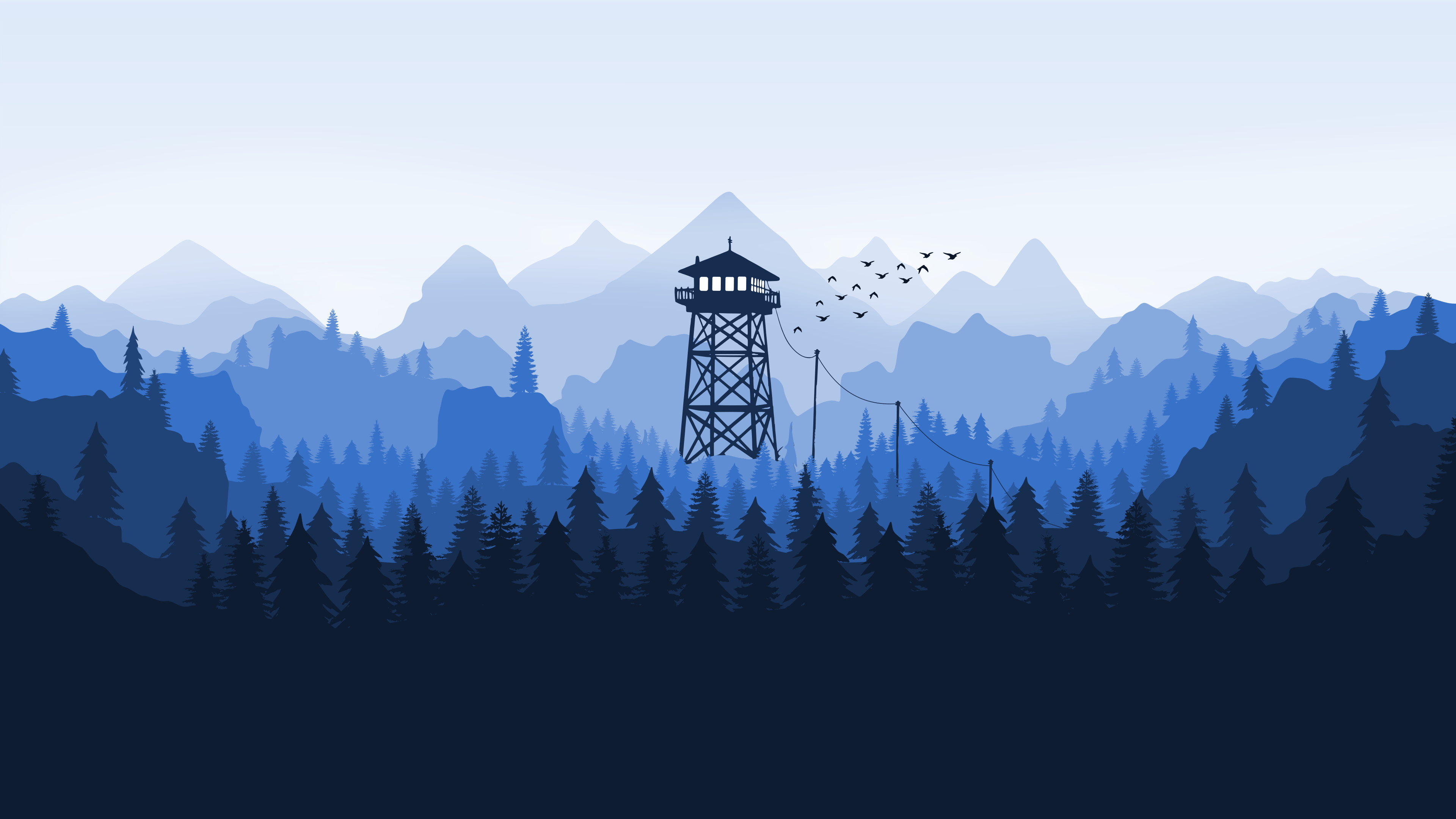 Firewatch Black Wallpapers - Top Free Firewatch Black Backgrounds ...