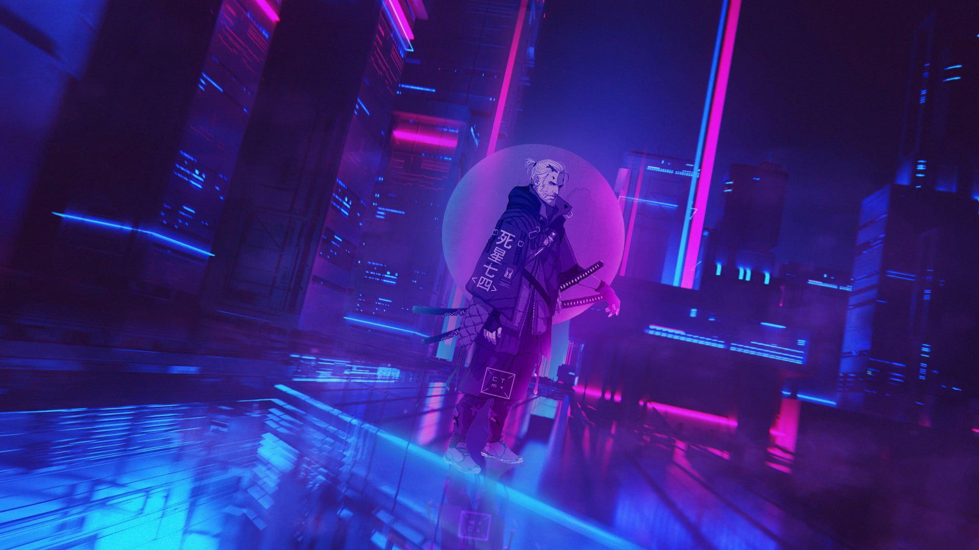 Purple Cyberpunk Wallpapers - Top Free Purple Cyberpunk Backgrounds ...