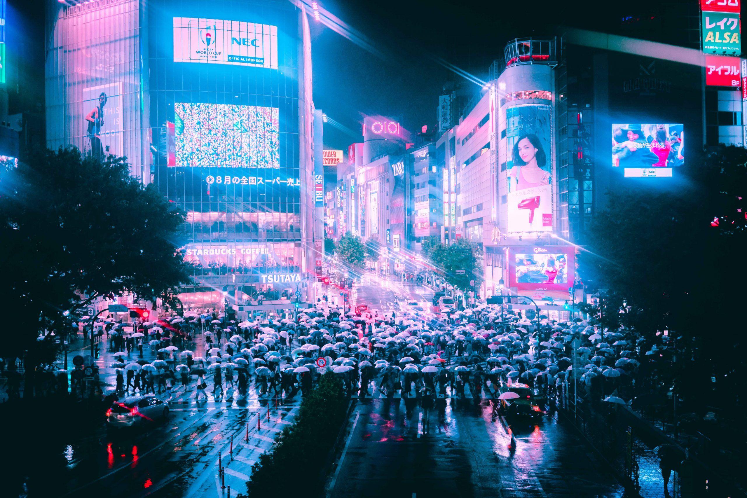 Neon Japan Wallpapers - Top Free Neon Japan Backgrounds - WallpaperAccess