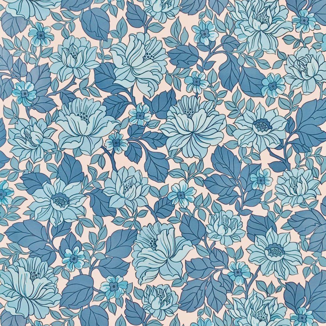 Blue Floral Vintage Wallpapers - Top Free Blue Floral Vintage ...