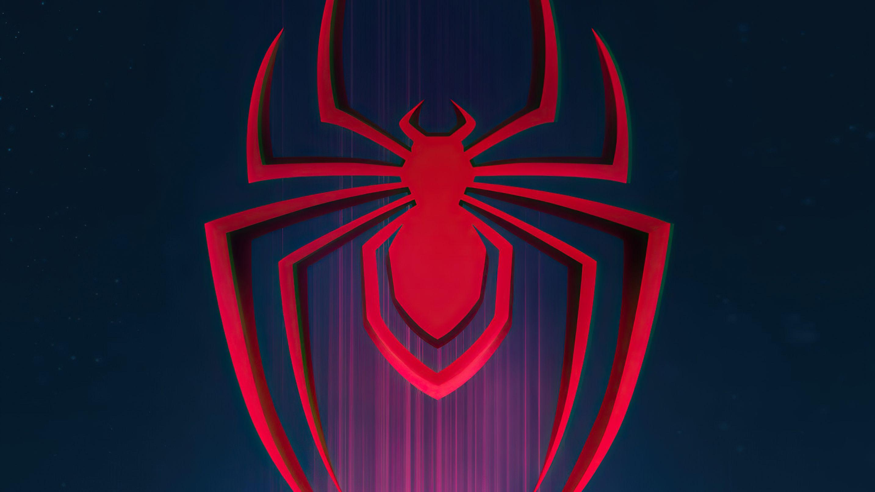 Miles Morales Logo Wallpapers - Top Free Miles Morales Logo Backgrounds ...