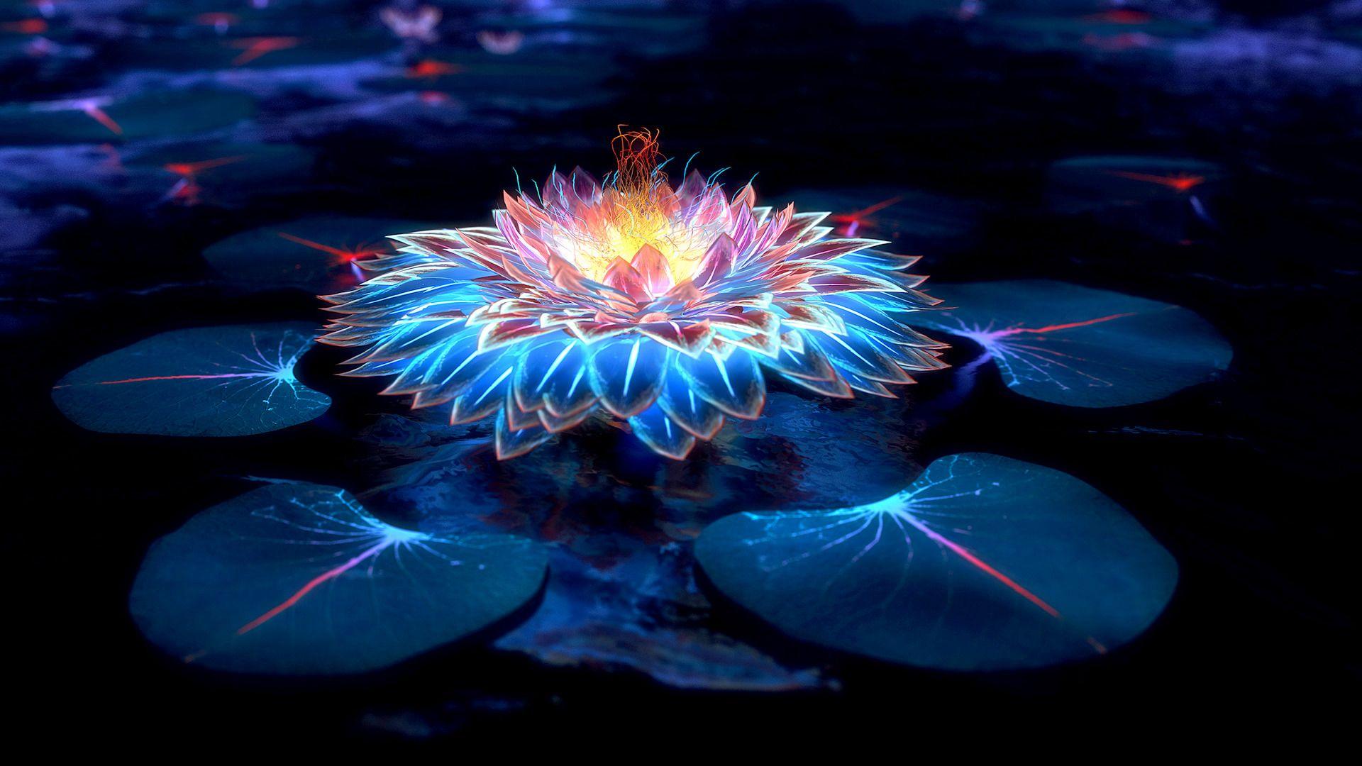 Abstract Lotus Wallpapers - Top Free Abstract Lotus Backgrounds ...