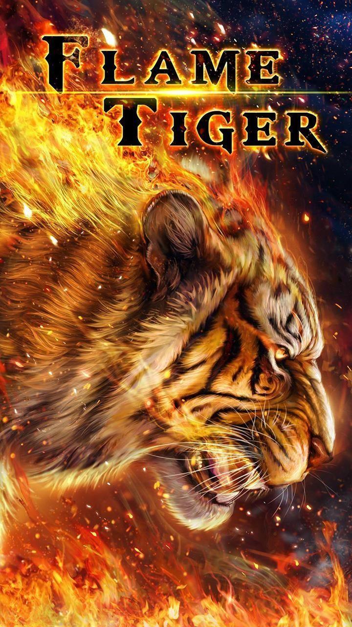 Flame Tiger Wallpapers - Top Free Flame Tiger Backgrounds - WallpaperAccess