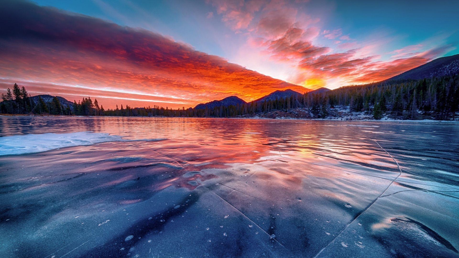 Winter Lake Desktop Wallpapers - Top Free Winter Lake Desktop ...