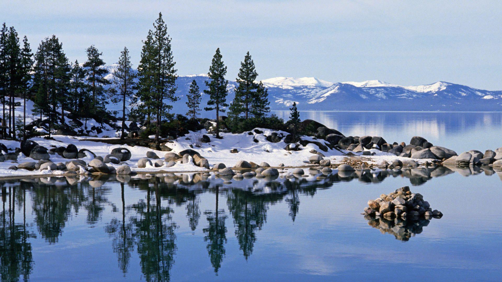 Winter Lake Desktop Wallpapers - Top Free Winter Lake Desktop ...
