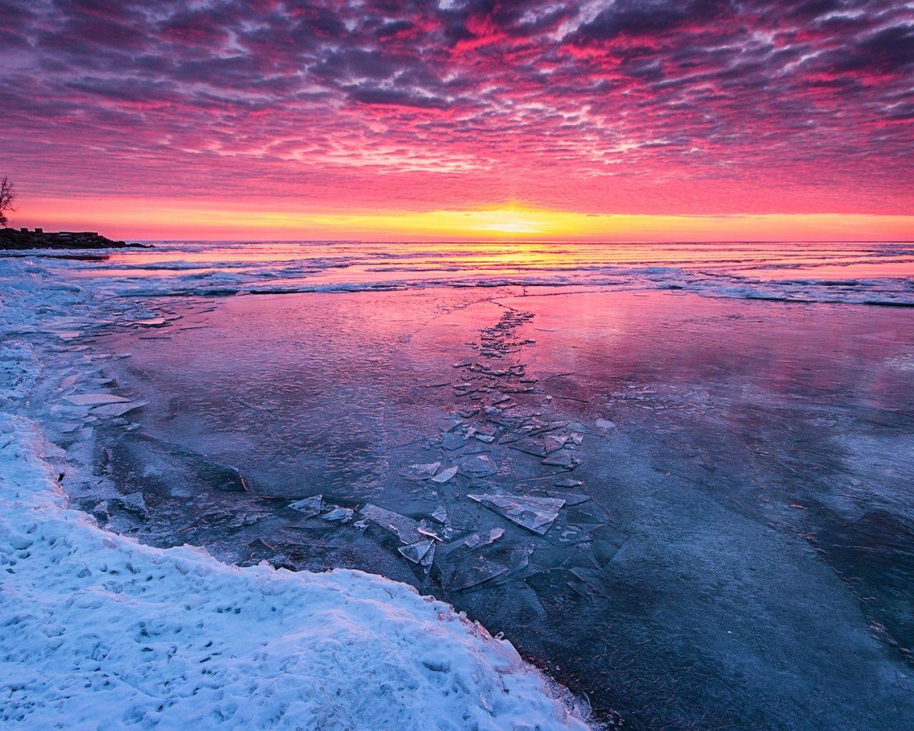 Winter Lake Desktop Wallpapers - Top Free Winter Lake Desktop ...