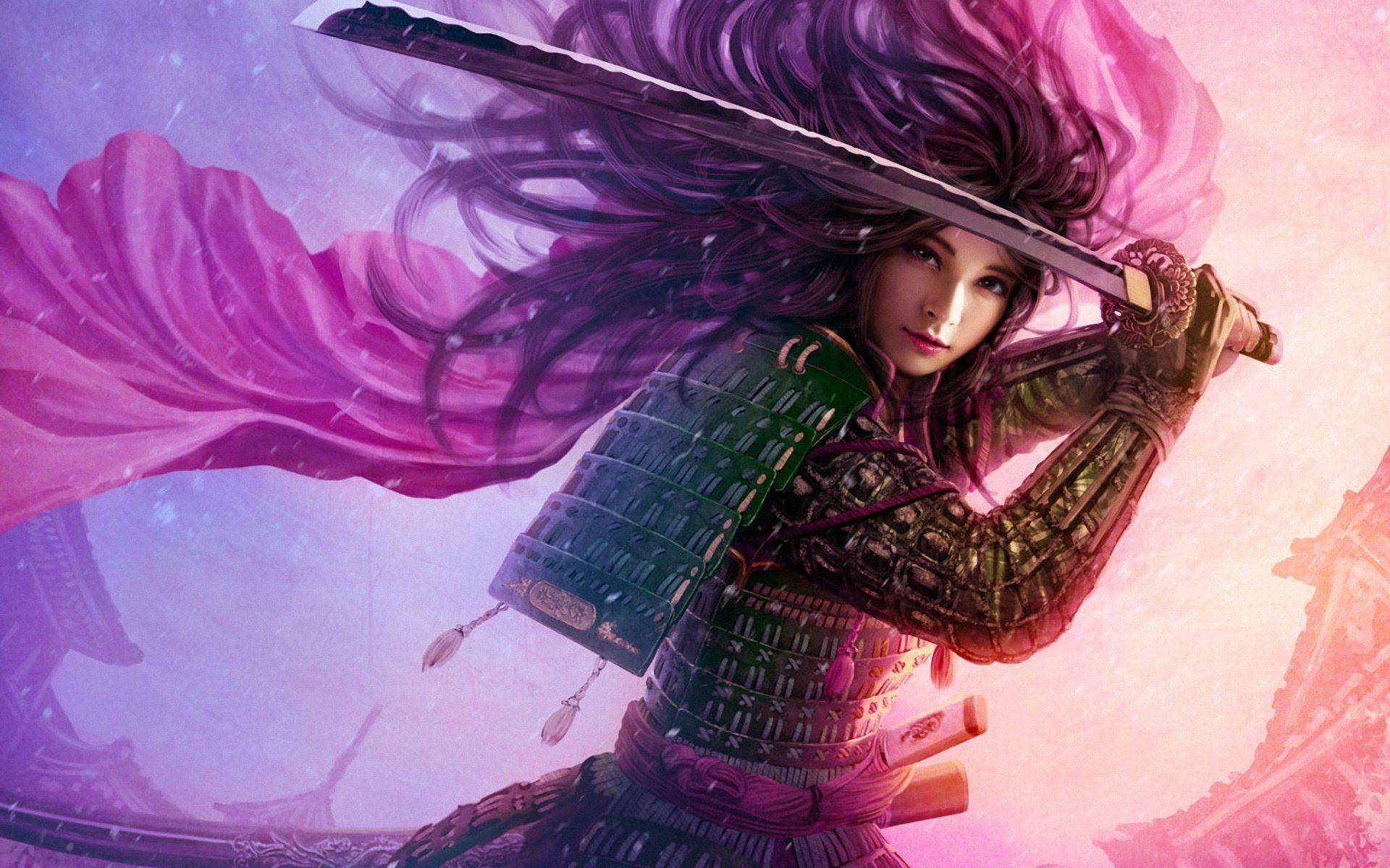 Japanese Woman Samurai Wallpapers - Top Free Japanese Woman Samurai ...