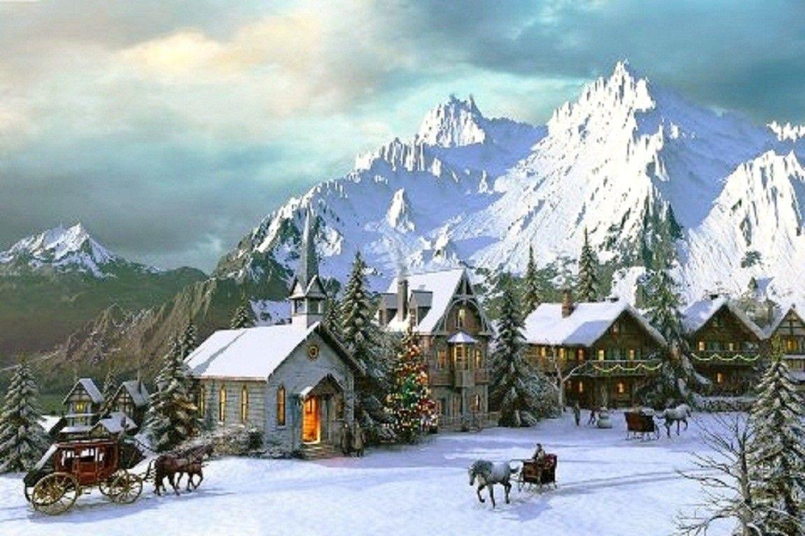Winter Village Wallpapers - Top Free Winter Village Backgrounds ...
