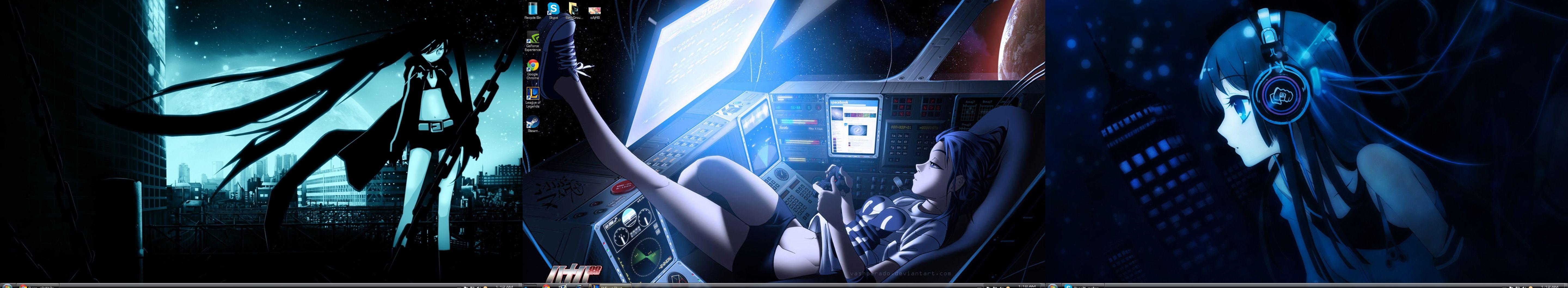 Triple Monitor Anime Wallpapers - Top Free Triple Monitor Anime ...