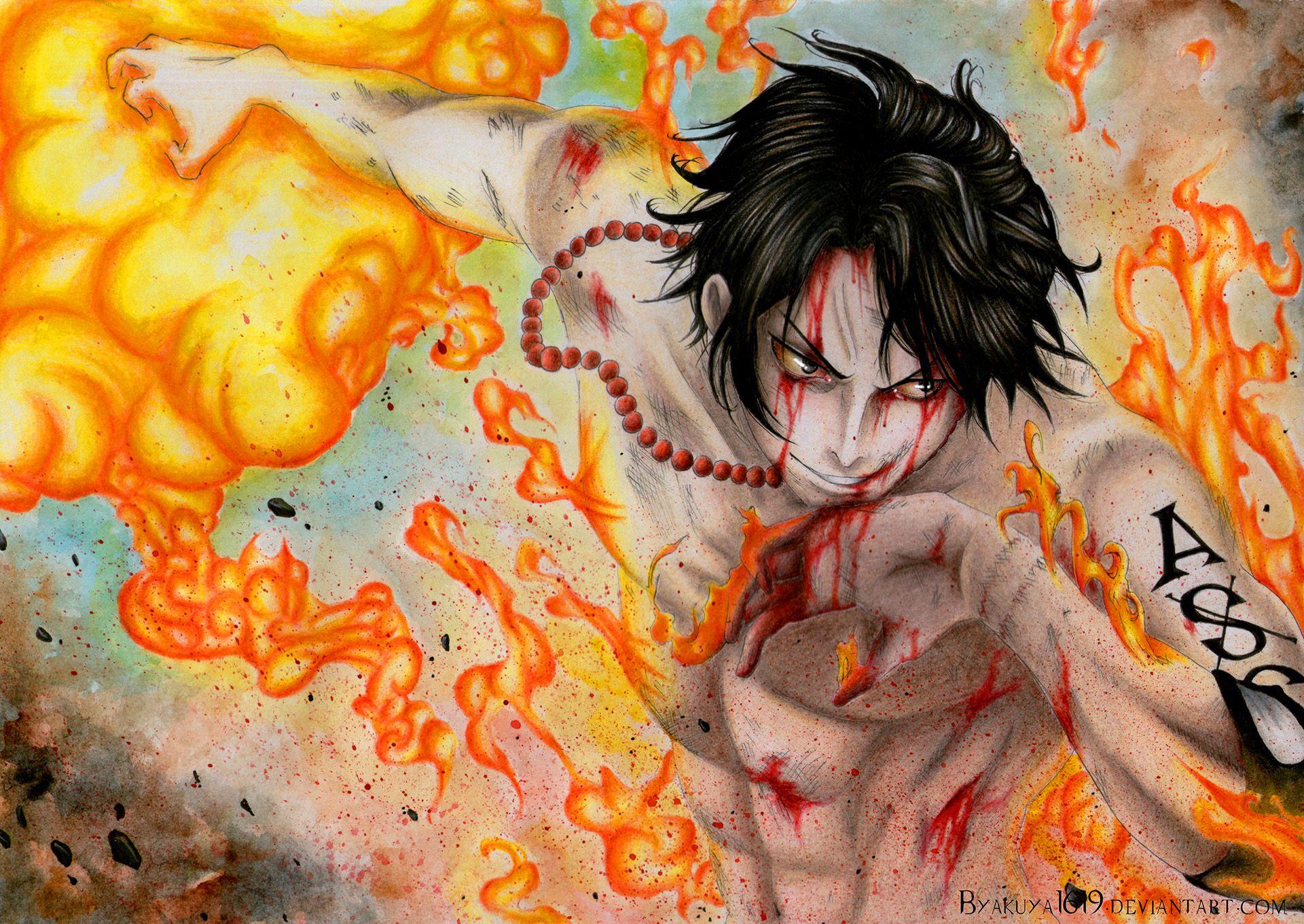 One Piece Ace Death Wallpapers - Top Free One Piece Ace Death ...