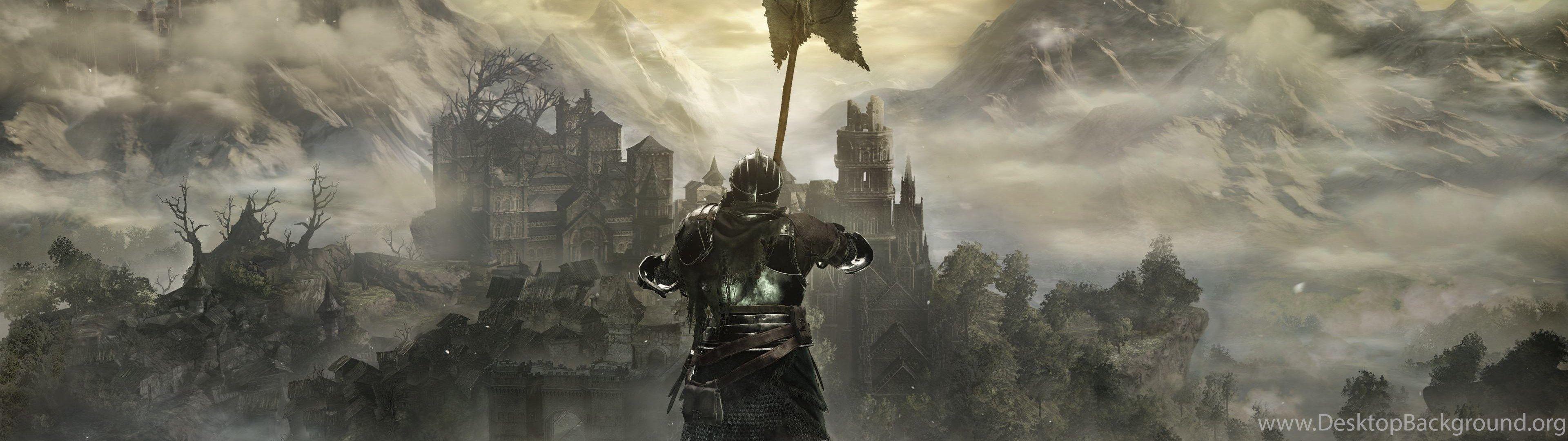 Dual Monitor Wallpaper Dark Souls