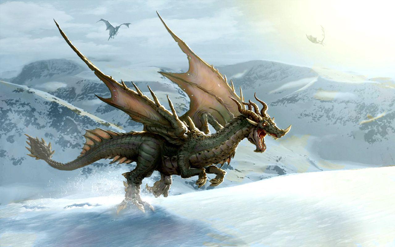 Snow Dragon Wallpapers - Top Free Snow Dragon Backgrounds - WallpaperAccess