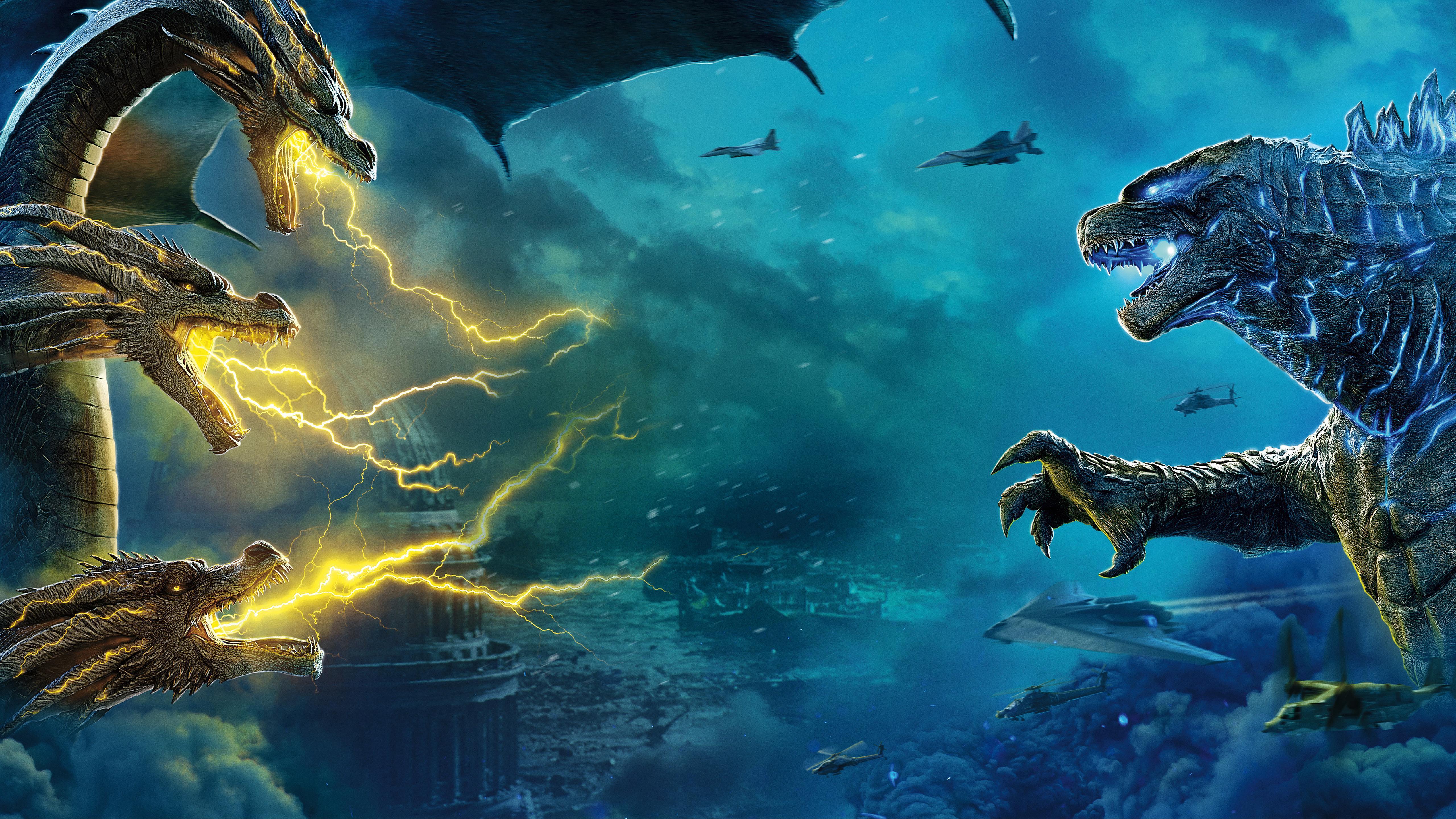 King Ghidorah 4K Wallpapers - Top Free King Ghidorah 4K Backgrounds ...