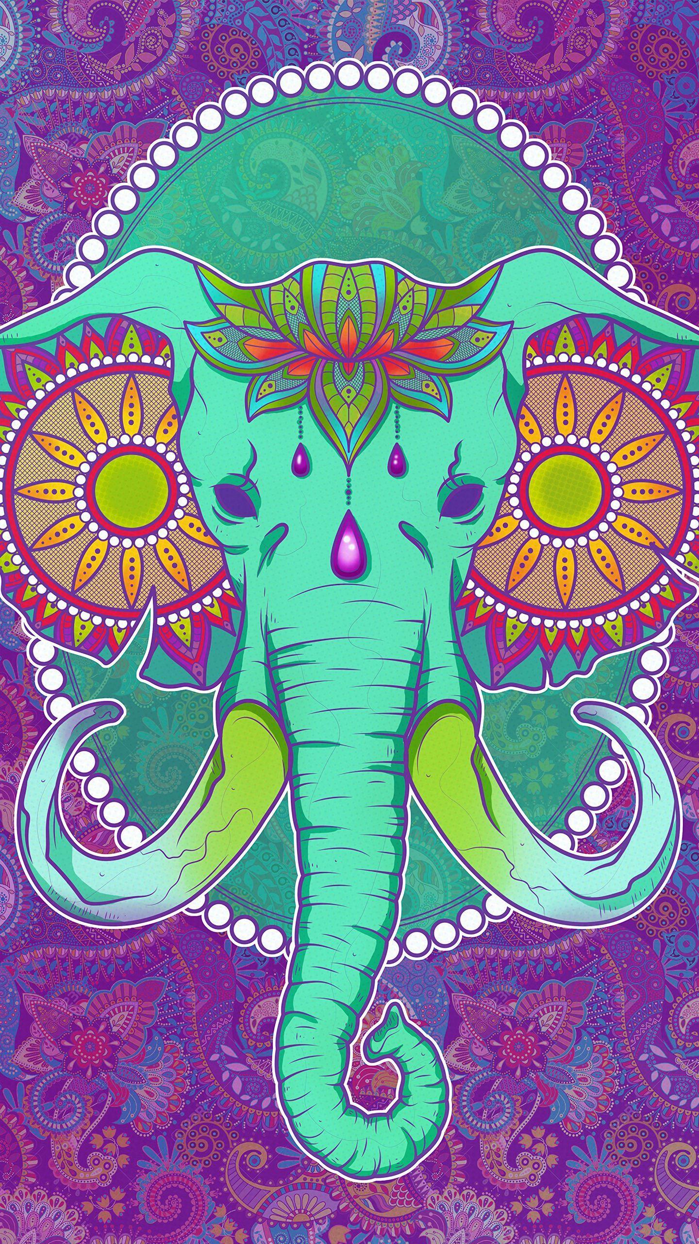 Cute Colorful Elephant Wallpapers - Top Free Cute Colorful Elephant ...