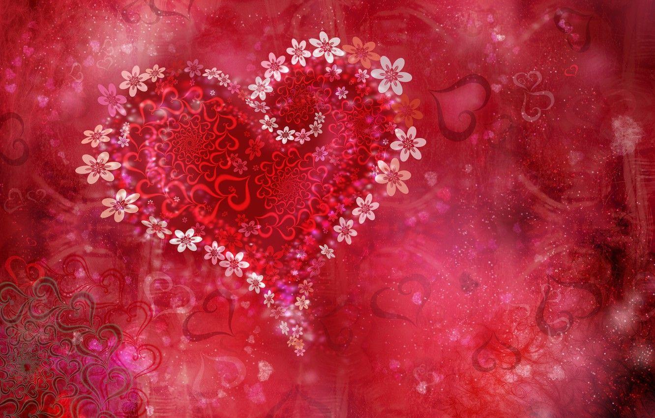 Valentine Heart Flower Wallpapers - Top Free Valentine Heart Flower ...