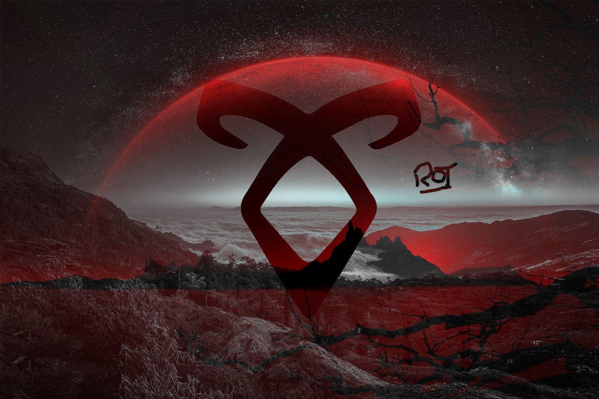 Angelic Power Rune Wallpaper