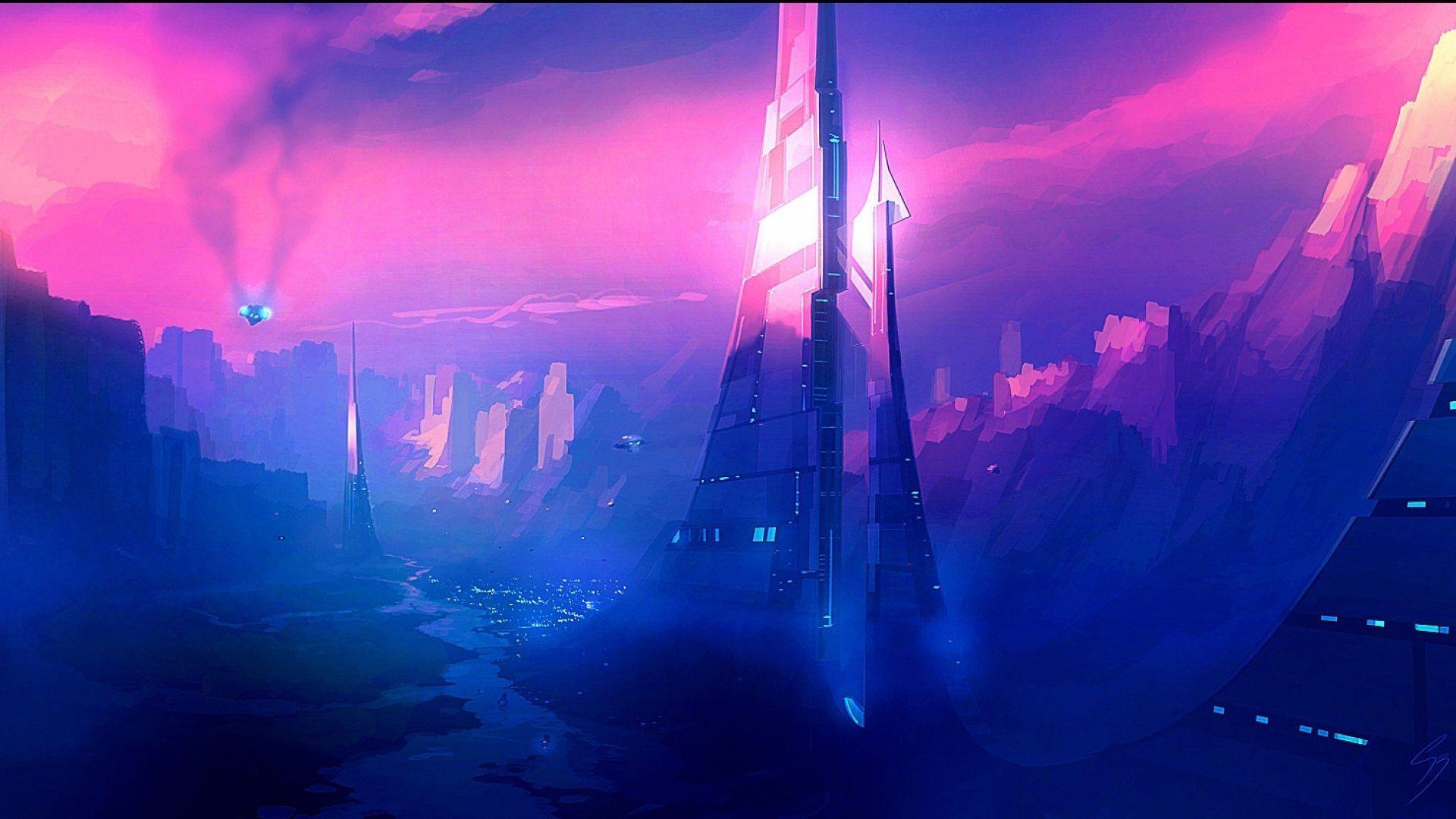 Sci Fi Purple Wallpapers - Top Free Sci Fi Purple Backgrounds ...