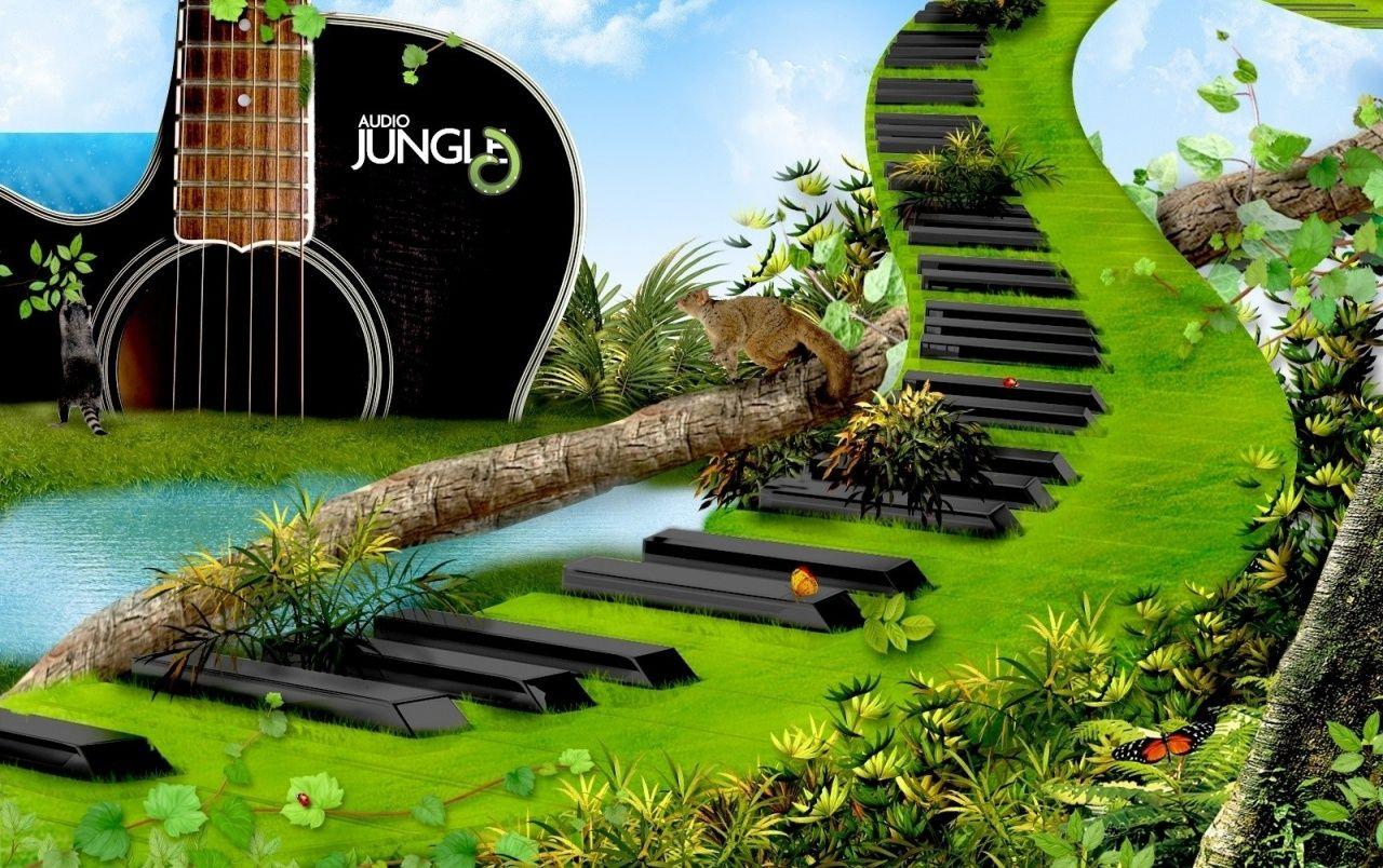 3D Musical Wallpapers - Top Free 3D Musical Backgrounds - WallpaperAccess