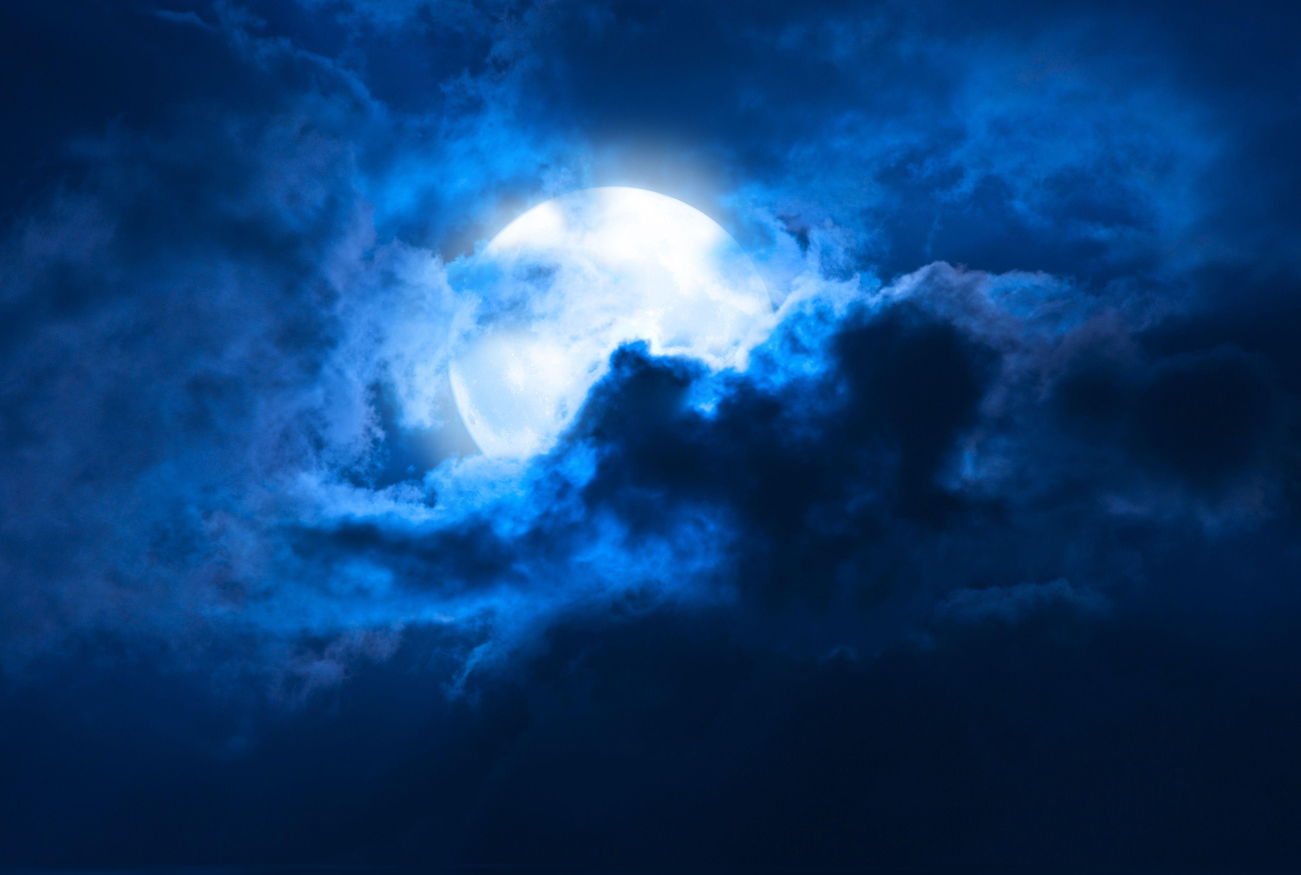 Blue Moon Mountain Wallpapers - Top Free Blue Moon Mountain Backgrounds ...