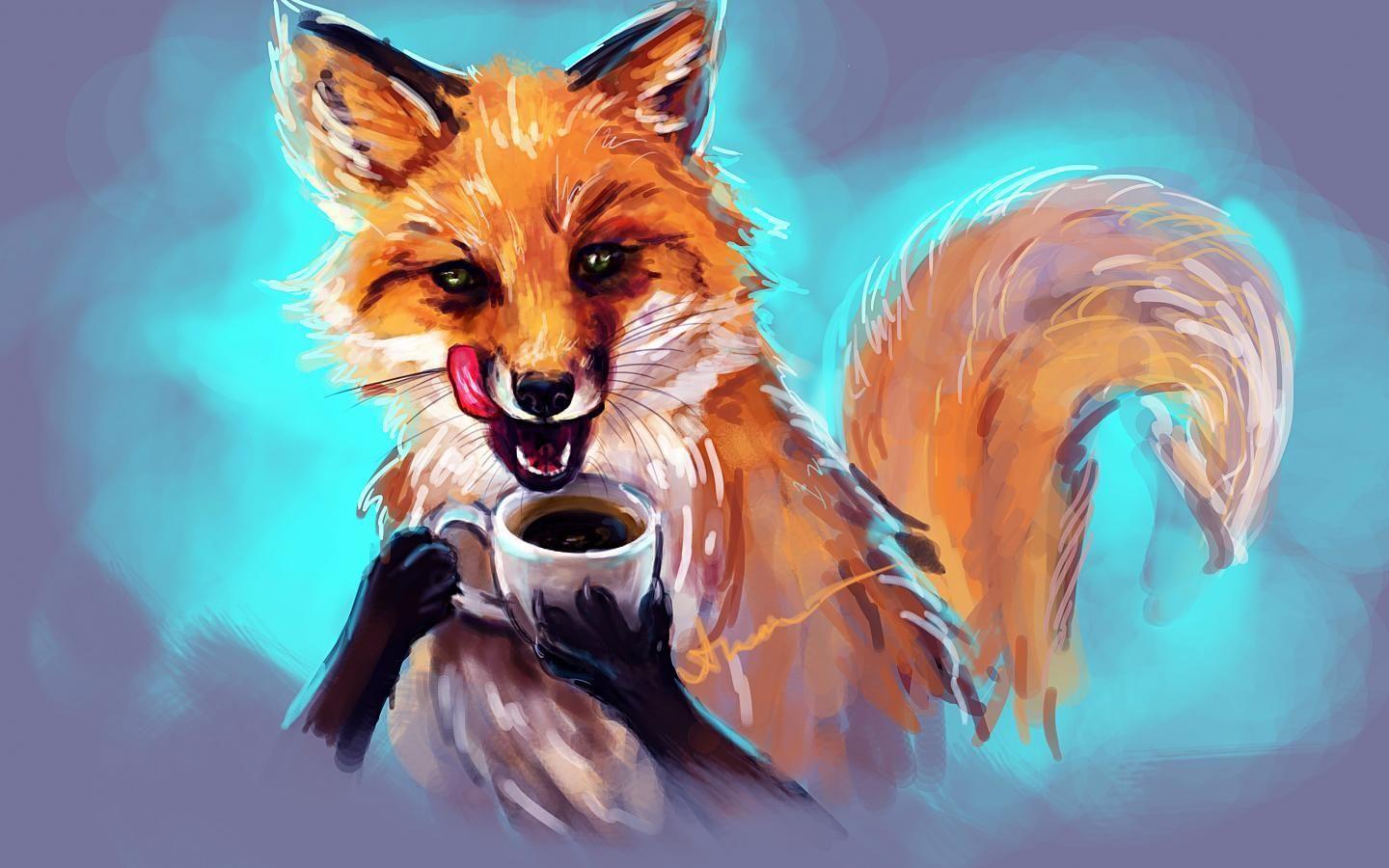 Fox Watercolor Wallpapers - Top Free Fox Watercolor Backgrounds ...