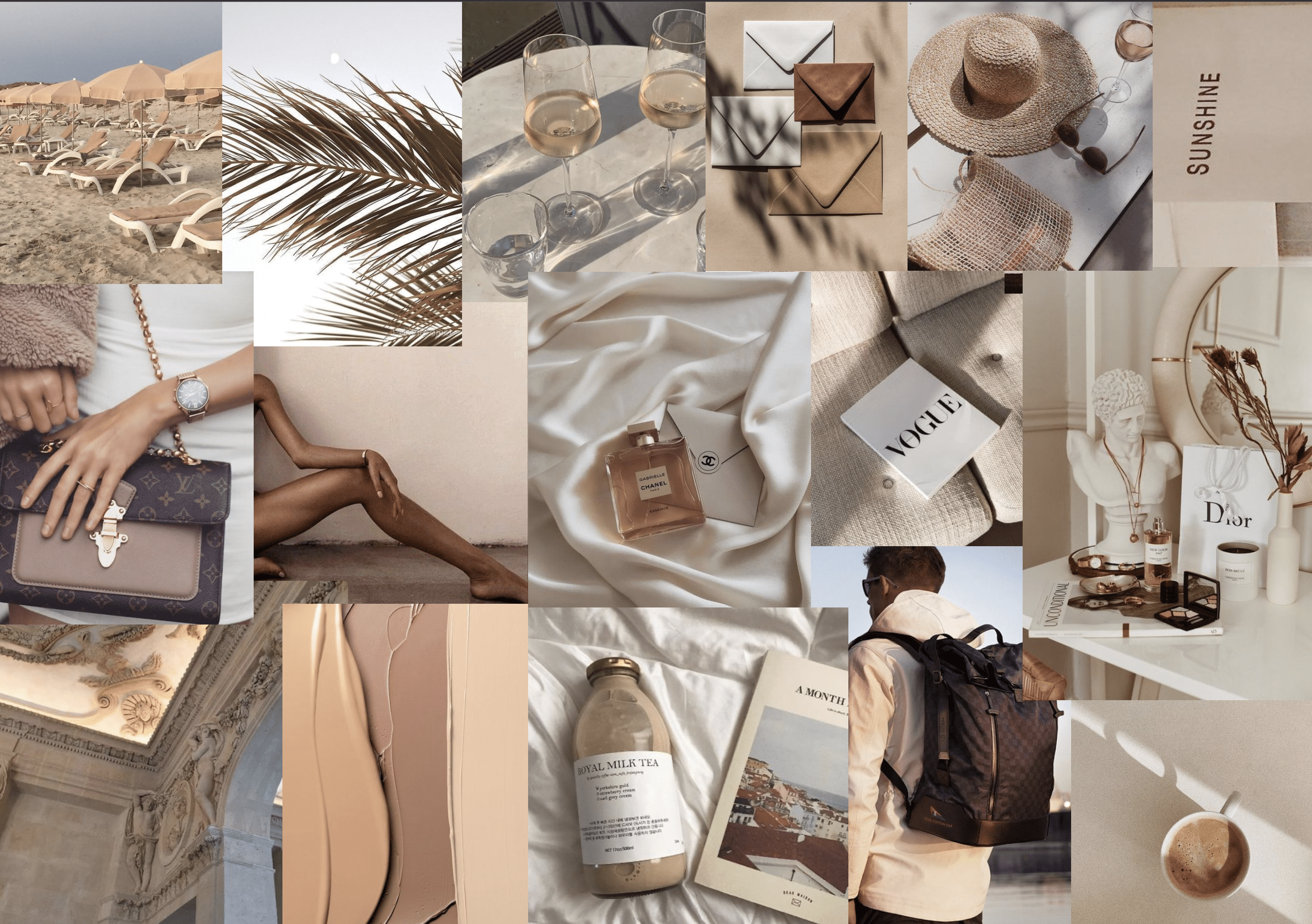 Cream Aesthetic Desktop Wallpapers - Top Free Cream Aesthetic Desktop ...