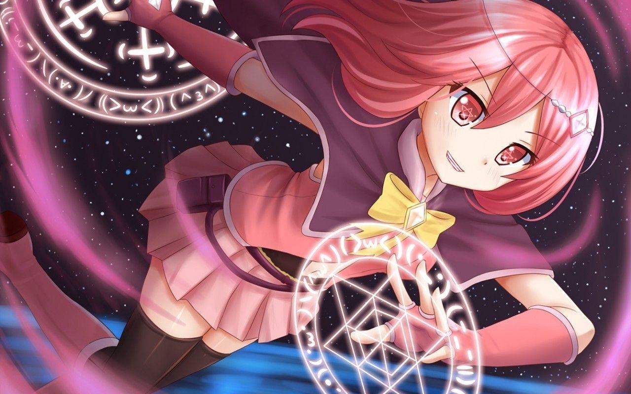 Anime Magic Girl Wallpapers Top Free Anime Magic Girl Backgrounds Wallpaperaccess