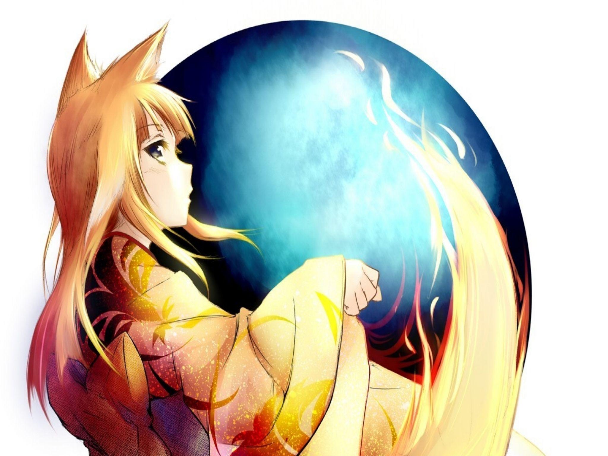 Anime Fox Desktop Wallpapers - Top Free Anime Fox Desktop Backgrounds ...