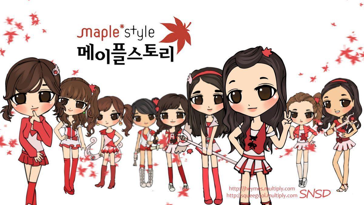 SNSD Chibi Wallpapers - Top Free SNSD Chibi Backgrounds - WallpaperAccess