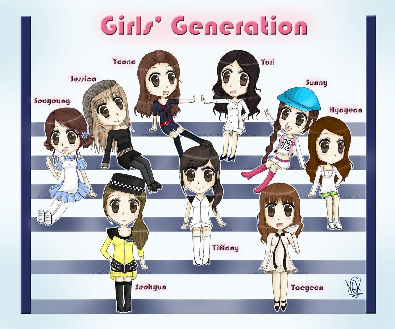 SNSD Chibi Wallpapers - Top Free SNSD Chibi Backgrounds - WallpaperAccess