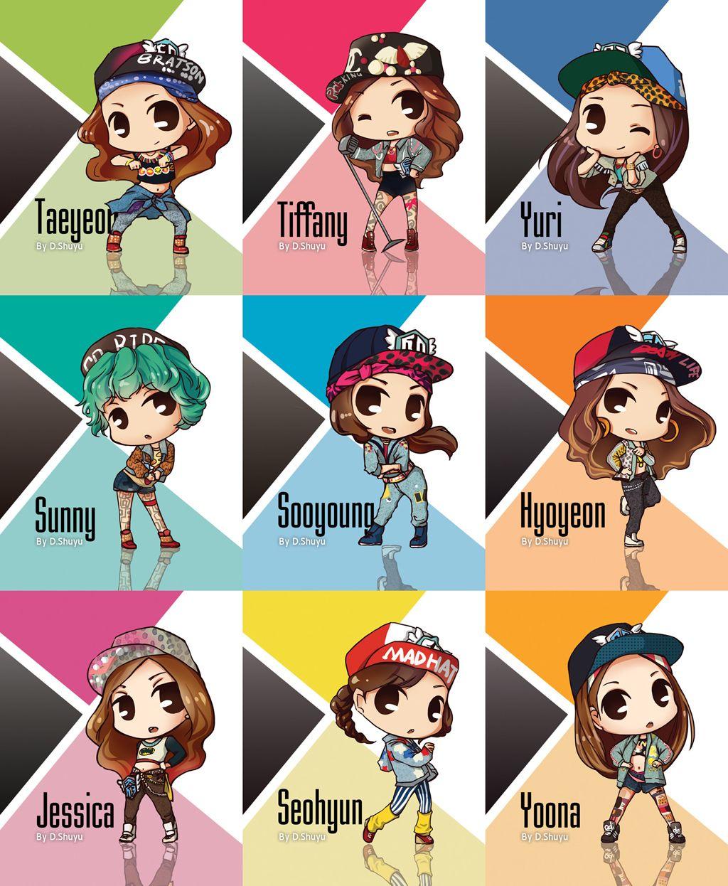 SNSD Chibi Wallpapers - Top Free SNSD Chibi Backgrounds - WallpaperAccess