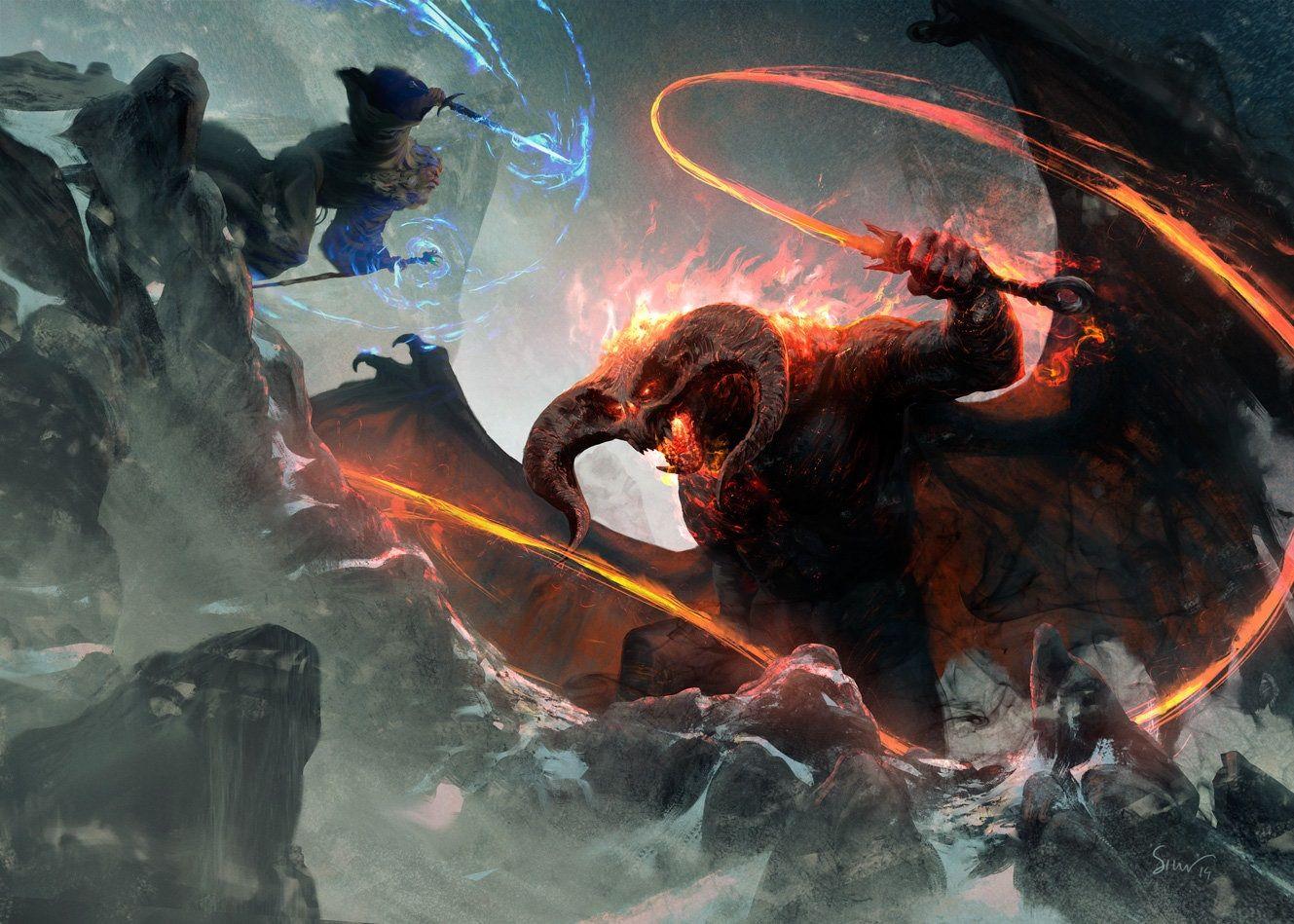 Gandalf Balrog Wallpapers - Top Free Gandalf Balrog Backgrounds ...