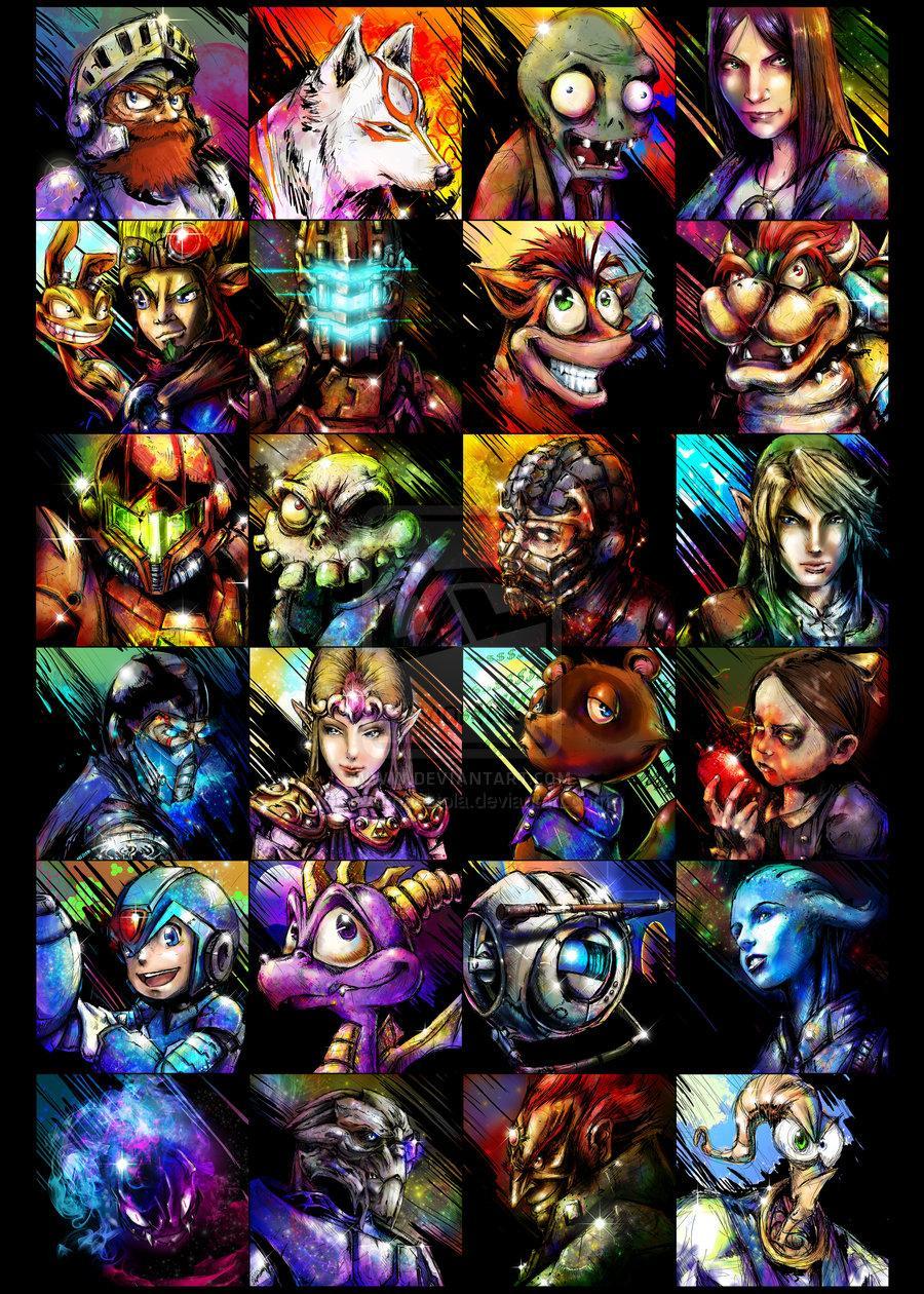 Game Mashup Wallpapers - Top Free Game Mashup Backgrounds - WallpaperAccess